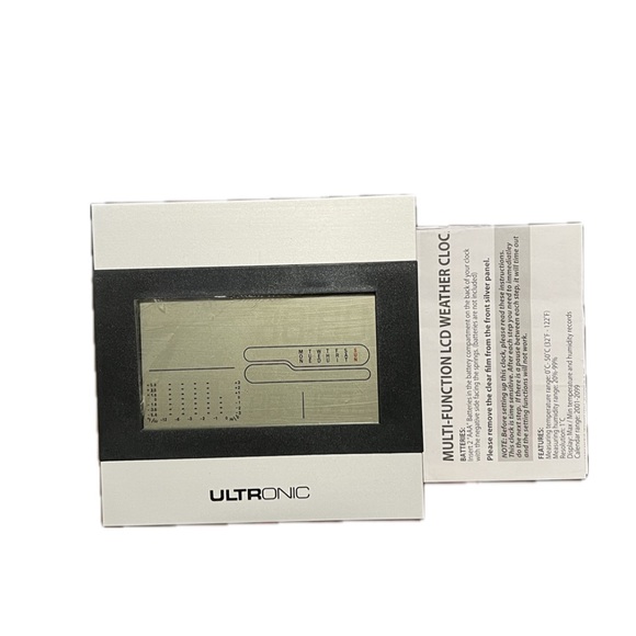 Other | Ultronic Multifunction Lcd Weather Clock | Poshmark